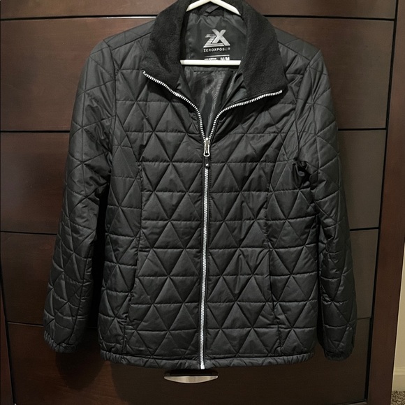 Xersion | Jackets & Coats | Xersion Womens Black Quilted Puffer Jacket ...